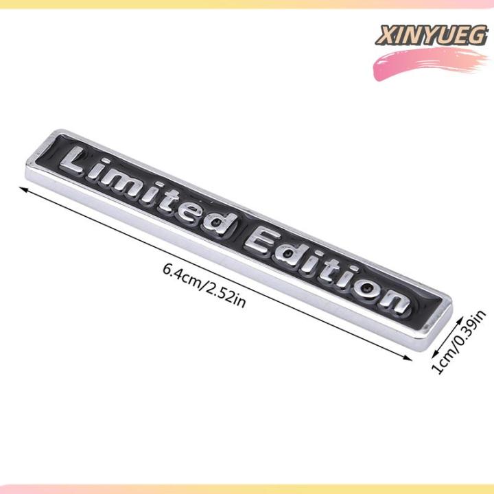 XINYUEG 3D Chrome Metal Sticker สติกเกอร์รถยนต์สติกเกอร์รุ่น Limited ...