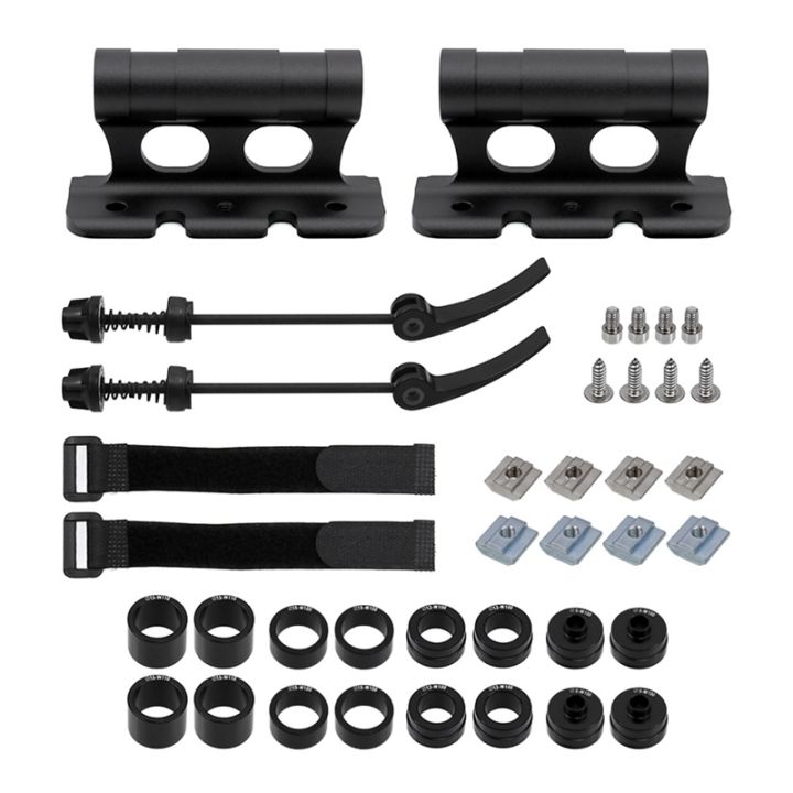 Bicycle Rack Mount Front Fork Mount Bracket with Quick Release Alloy Fork Block Mounts for Most ...