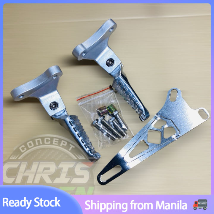 【Hot selling】 EGO FOOTREST WITH CNC PIPE BRACKET RAIDER 150 YAY15 LC135 ...
