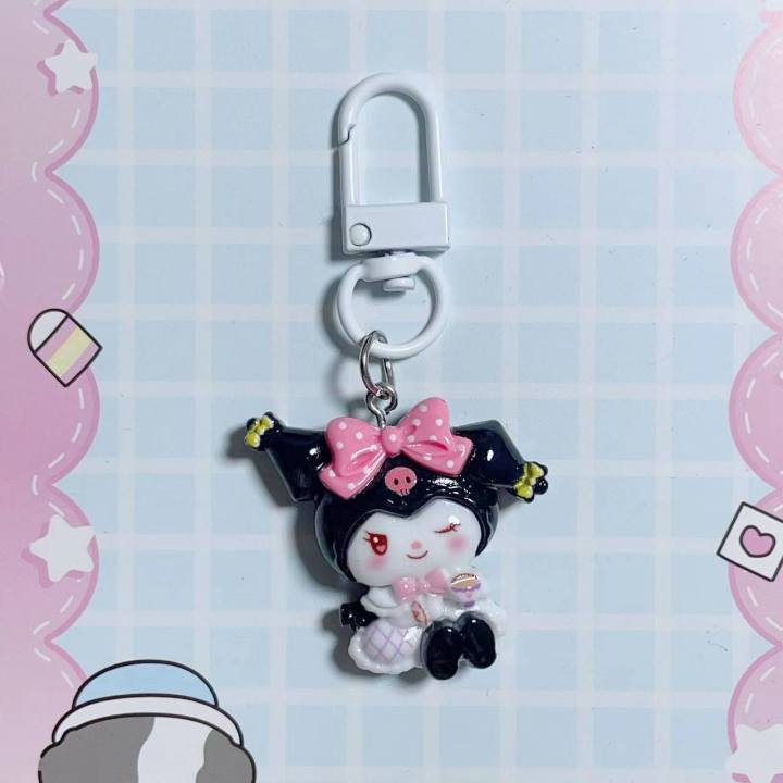 Kawaii Sanrio Kuromi Melody Cinnamoroll Keychain Backpack | Lazada PH