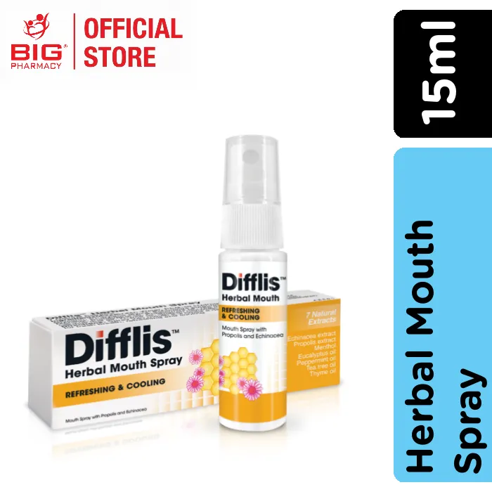 Difflis Herbal Mouth Spray 15ml | Lazada