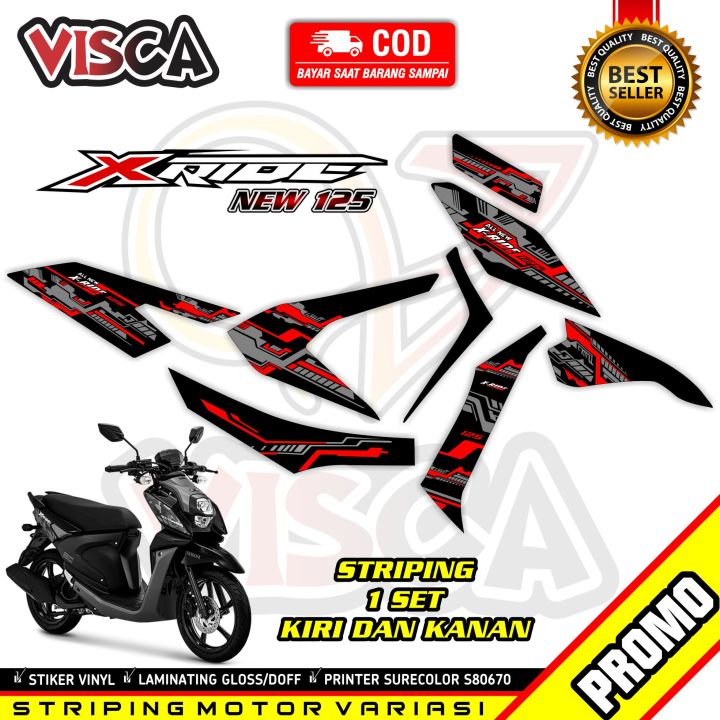 Striping X Ride 125 Variasi - Stiker Yamaha X Ride 125 Desain Hitech ...
