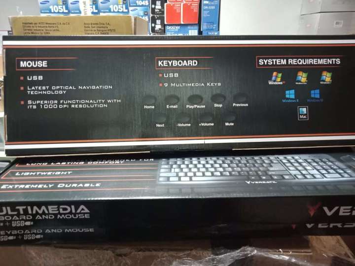 Versatil K402 + D608, usb, keyboard + mouse | Lazada PH