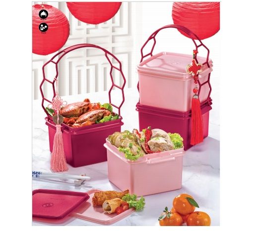 Tupperware: Double Deep/Goody Box/Tiffin Delight Set/ | Lazada