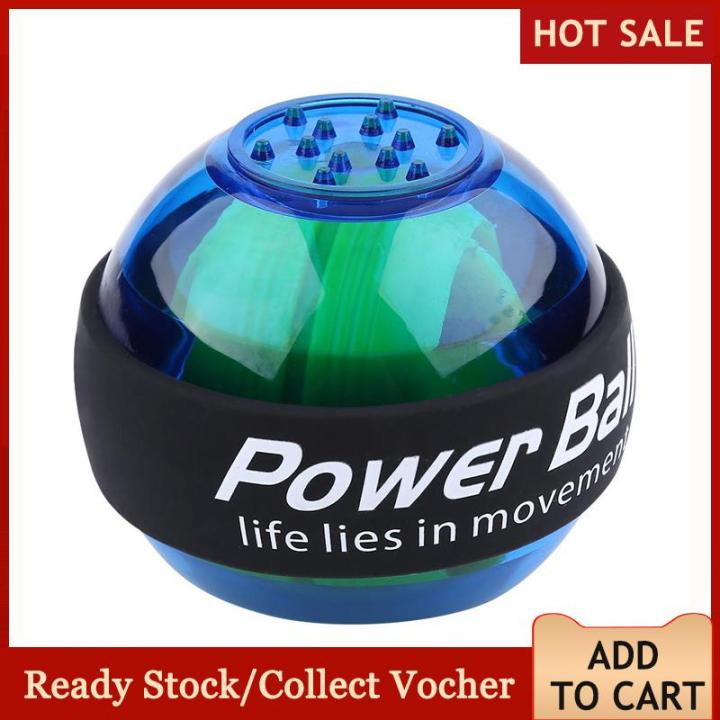 Gyroscope Gyro ข้อมือ Power FORCE Ball สำหรับแขนออกกำลังกายกีฬาที่มีไฟ ...