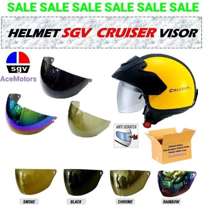 Exclusive HELMET VISIOR SGV CRUISER 2/KH CRUISER/LTD VTEC KIDS/XDOT ...