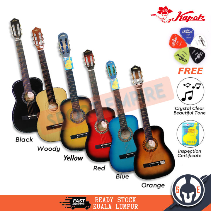 Kapok Guitar Classic Wooden 38" 100% Authentic | Lazada