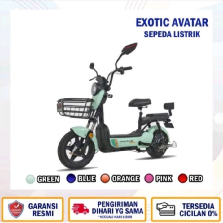 Sepeda Listrik EXOTIC AVATAR - AVATAR Electric E Bike By Pacific 500 ...