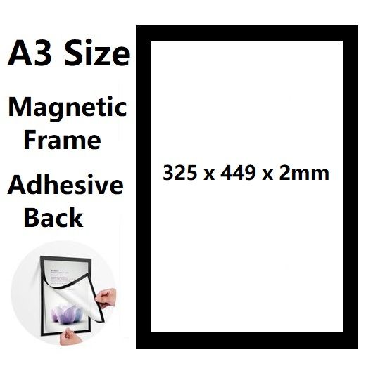 A3/A4 Size Magnetic Display Board Frame Photo Poster Certificate Frame ...