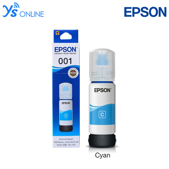 [Original] Epson (001 ink bottle) : Black / Cyan / Magenta / Yellow ...