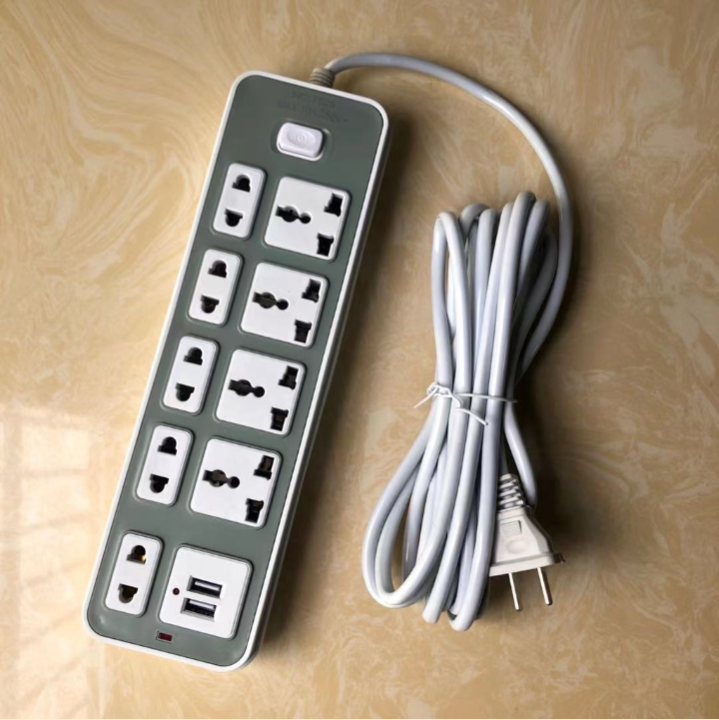 Extension outlet with switch usb cable 3M Fixed support power supply ...