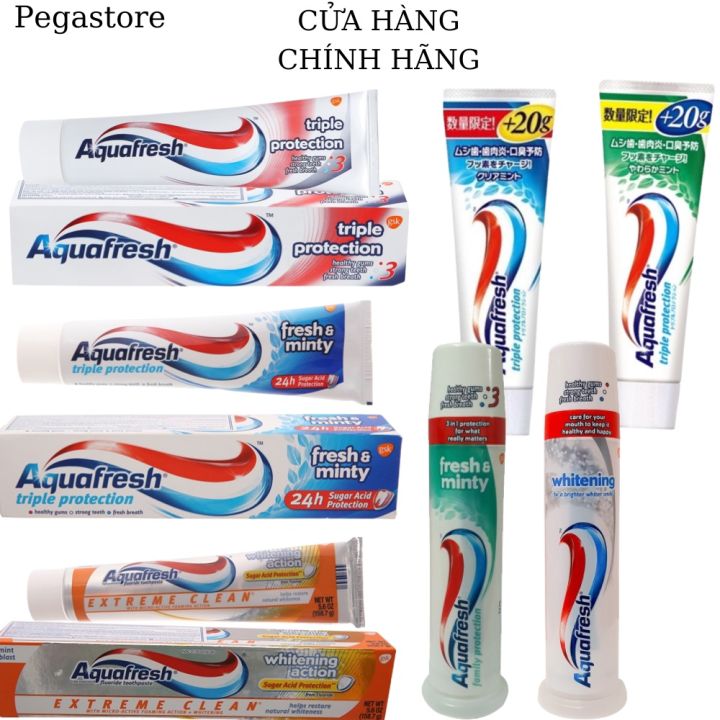 Kem đánh răng Aquafresh kem đánh trắng răng Bạc Hà / Whitening Action ...