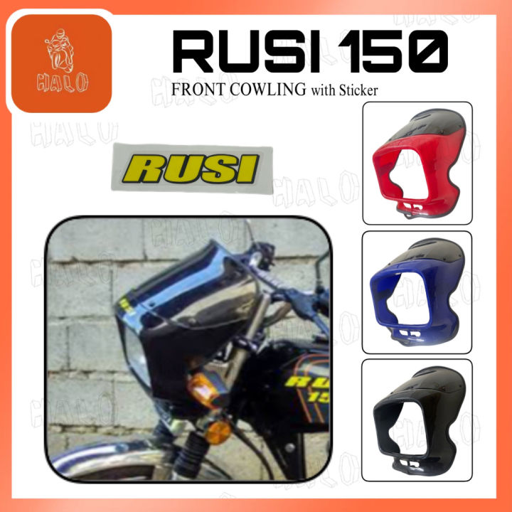 [HALO MOTOR] MOTORCYCLE HEAD LIGHT COWLING RUSI (A82) | Lazada PH