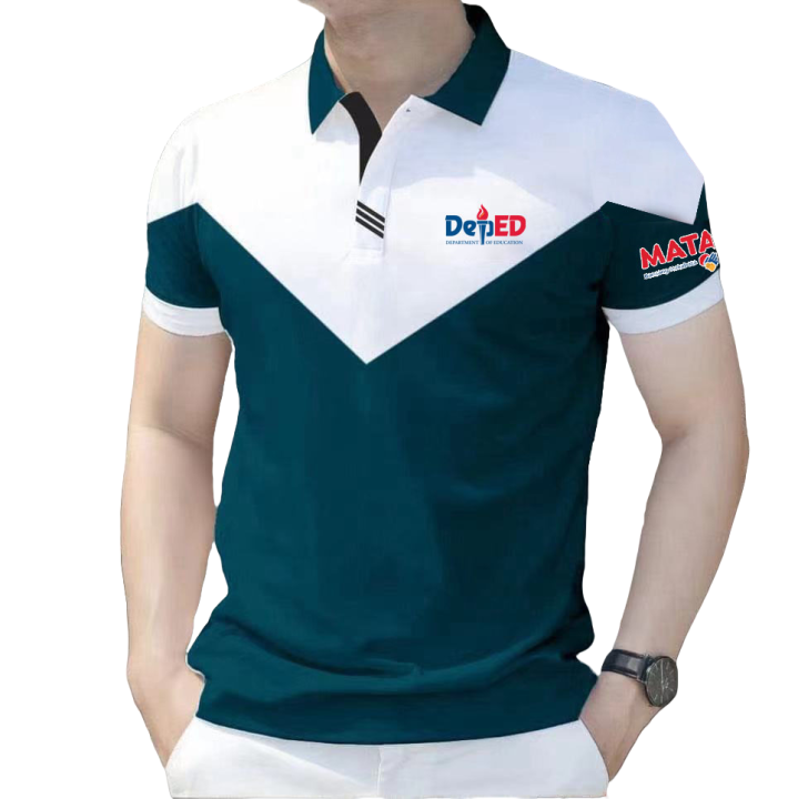 Matatag Deped Polo Shirt Badge Teacher Day Wear Teacher Cultural Tops ...