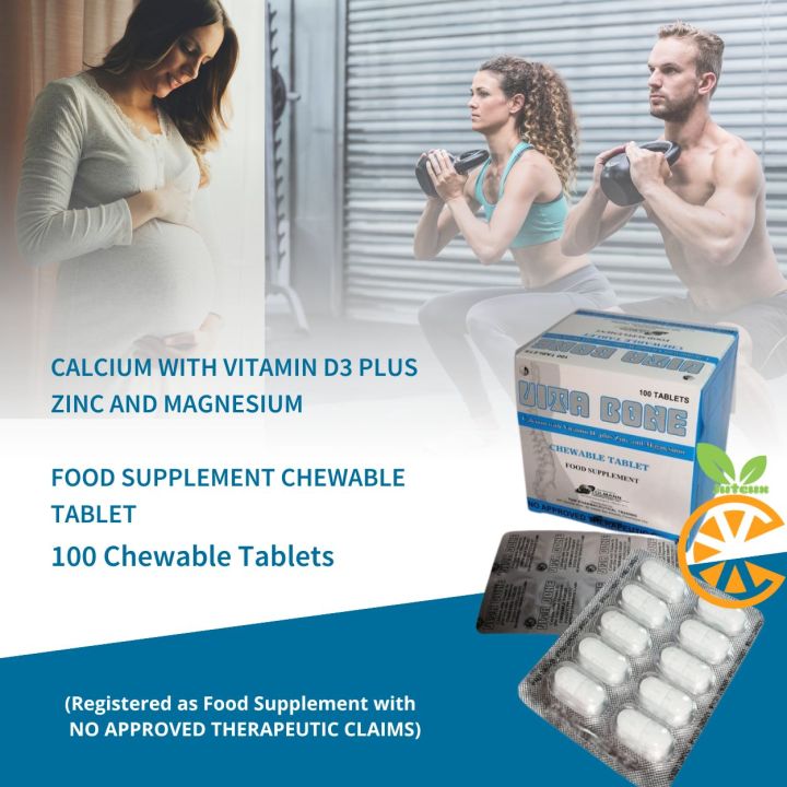 VITA BONE, CALCIUM with VITAMIN D3 plus ZINC and MAGNESIUM, 100 ...