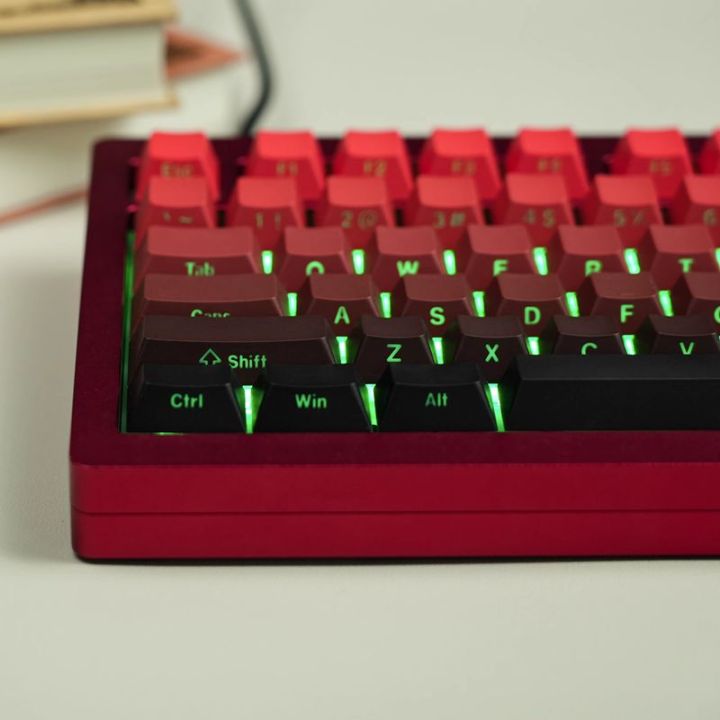 【ONLY KEYCAP】New Polar Day Side Engraved Keycap Shine Through 136 Keys ...