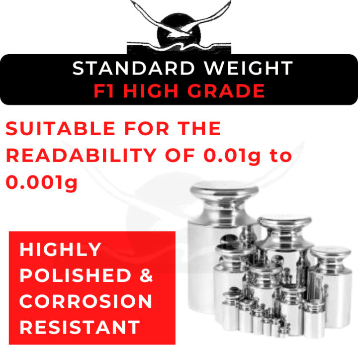F1 Grade Standard Weight for Analytical Balance Weighing Balance Calibration Weight (50g 200g ...