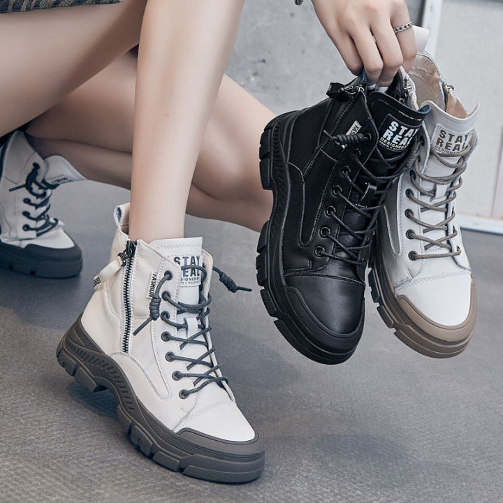 PINKEY P023 Sepatu Sneakers Boots Wanita Sneakers Shoes Boot Fashion ...
