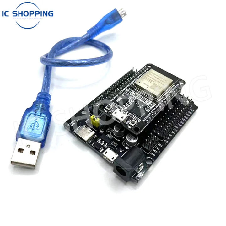 ESP32 WiFi Bluetooth 4.2 BLE NodeMCU Development Board with USB Cable Compatible with Arduino ...