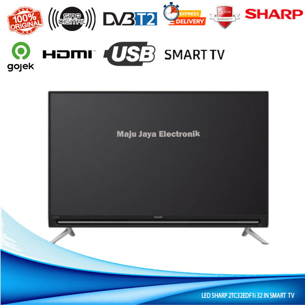 LED TV SHARP 32 INCH 2TC32DF1i USB Movie HDMI DIGITAL SMART TV | Lazada ...