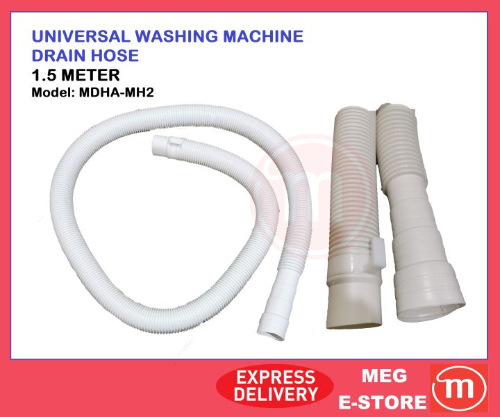WASHING MACHINE WATER OUTLET DRAIN HOSE UNIVERSAL PIPE ( 1.5METER ...