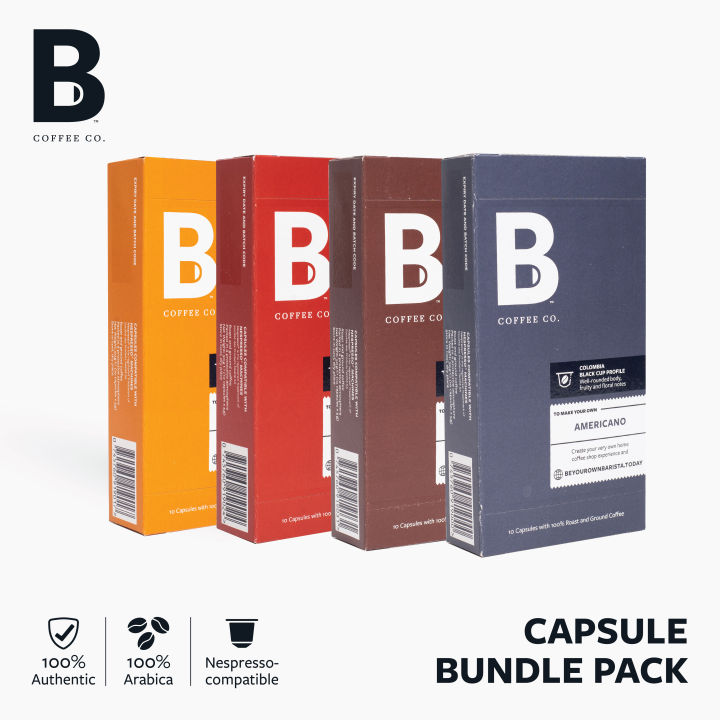 B Coffee Co. Capsule Bundle - Kopi Kapsul Nespresso Compatible Coffee ...
