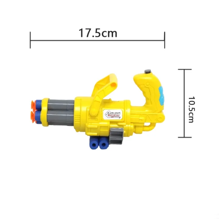 【2026 New】Manual Gatling Gun soft bullet gun blaster No Battery ...