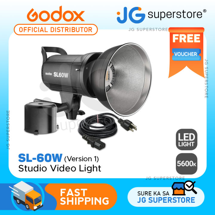 Godox SL-60W / SL-60II Daylight and Bi Color LED Foto Lamp Bowens Continuous Video Shoot Light ...