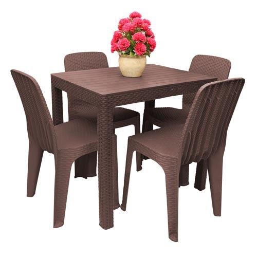 Jolly 24 x 30 Inches Rattan Design Dinning Coffee Table Rectangle COD ...