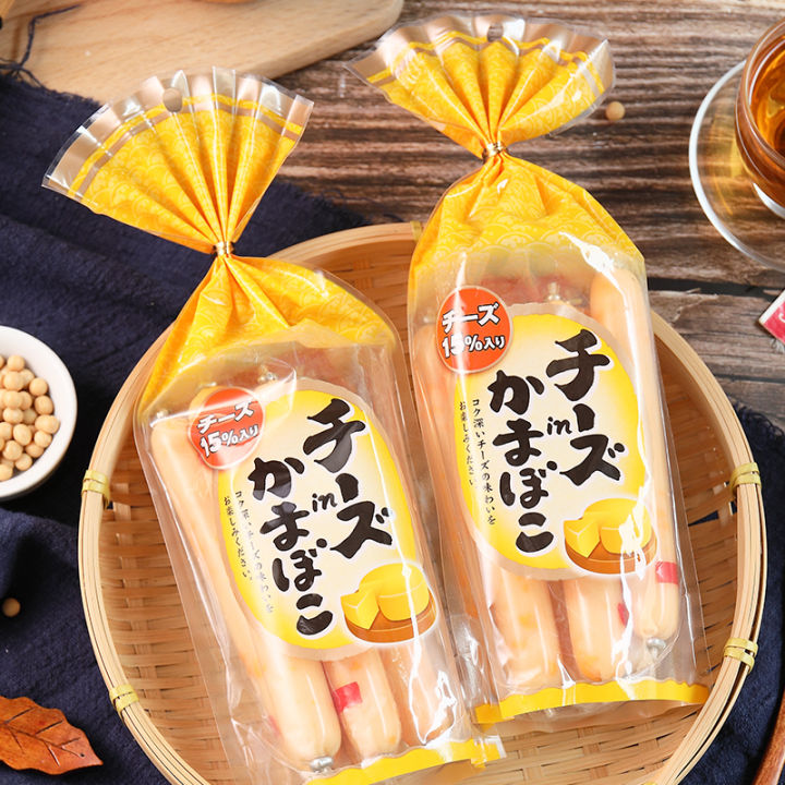 Japanese imported cheese fish sausage natori cheda cheese 12% fish ...