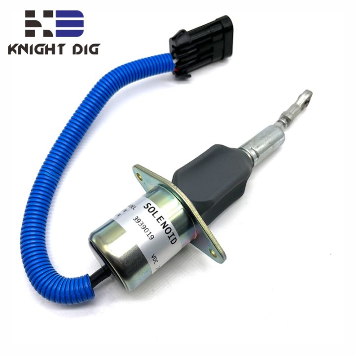 Hyundai Excavator Parts R335LC-7 Fuel Shut Off Stop Solenoid Valve 5.9L ...