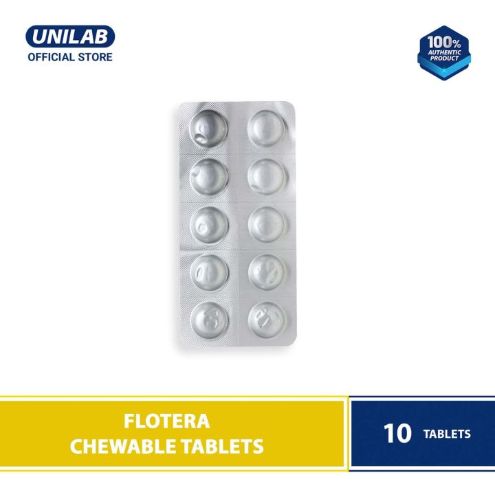 Flotera Chewable Tablet 10s (100 million Colony Forming Units (CFU ...