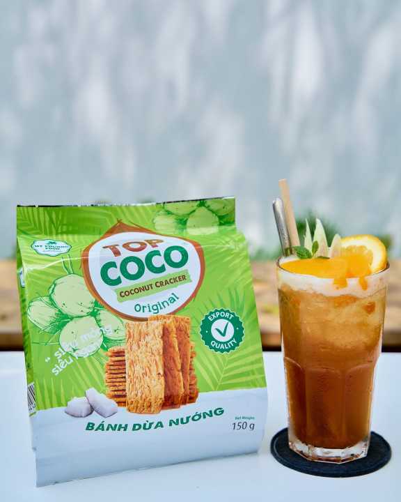 Bánh dừa nướng Top Coco Chính hãng hàng xuất khẩu 150 Gam và 180 Gam ...