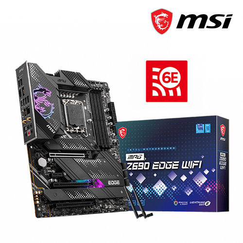 MSI MPG Z690 EDGE WIFI DDR4 Motherboard - Intel Z690 (LGA 1700) / ATX ...