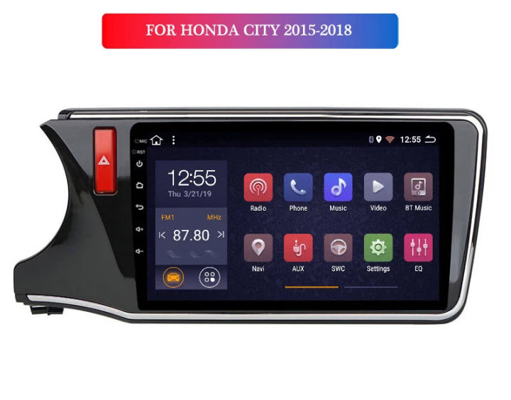 Honda City 2015 - 2018 10 inches Android 13 Plug And Play with AHD ...