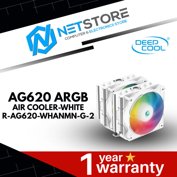 DEEPCOOL AG620 ARGB AIR COOLER-WHITE- R-AG620-WHANMN-G-2 | Lazada