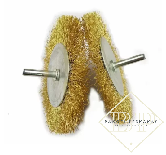 Sikat Kawat Piring Serabut Kuningan Mini Grinder 2 Inch Mata Bor Rotary ...