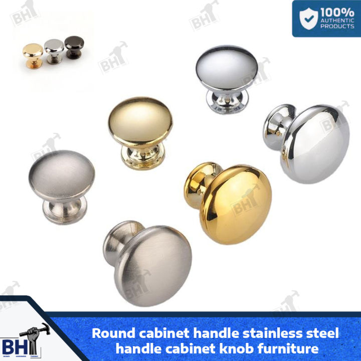 BHT || Round cabinet handle stainless steel handle cabinet knob ...