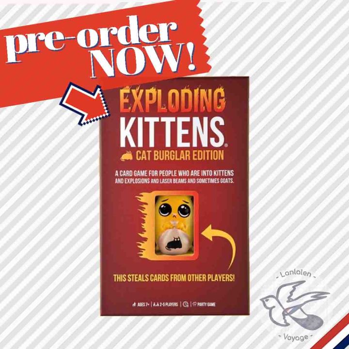 [Pre-Order] Exploding Kittens: Cat Burglar Edition [บอร์ดเกม Boardgame ...