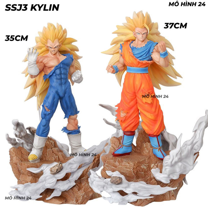 ️Cặp mô hình Goku và Vegeta ssj3 Kylin Studios bootleg cỡ lớn super ...