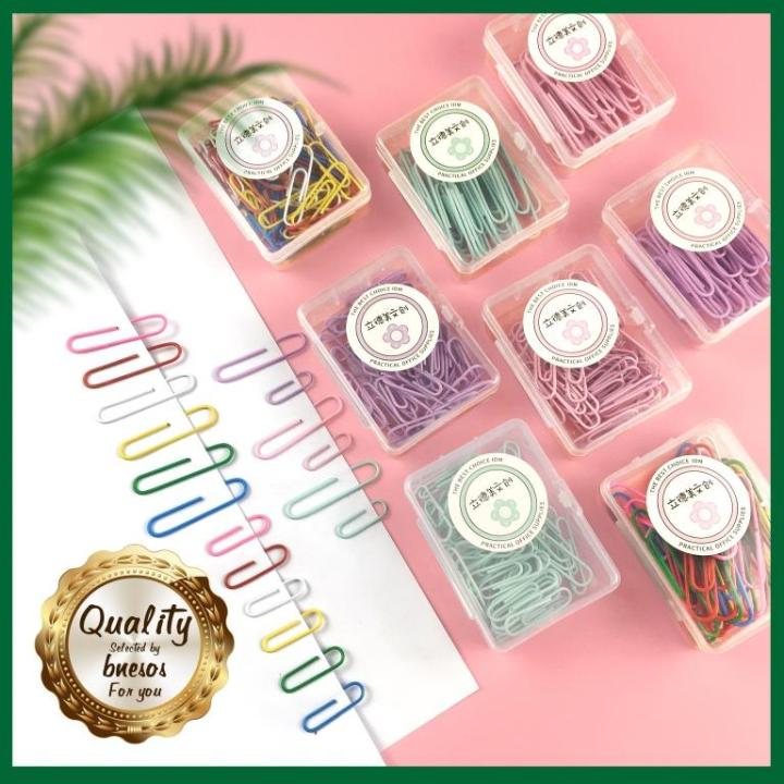 bnesos Stationary School Supplies Paper Clip Small & Big | Lazada PH