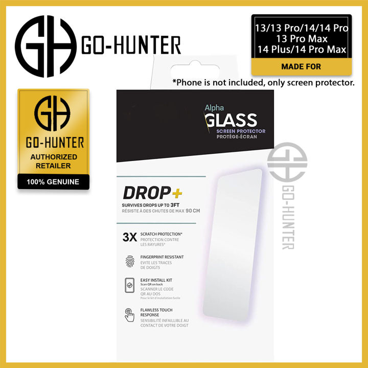 Otterbox Alpha Glass Screen Protector for iPhone 13 14 [ Pro Max / Pro ...