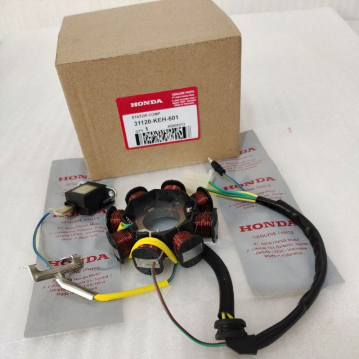 Spull Spul spool spol Assy Stator Comp Honda Mega Pro New Primus - Megapro advance - Mega pro ...