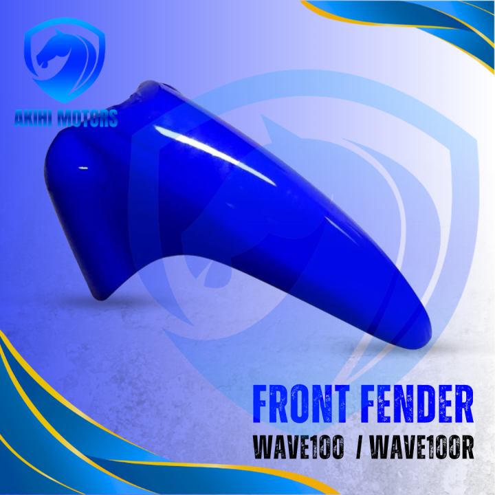 [AKIHI MOTOR] MOTORCYCLE FRONT FENDER FOR WAVE 100/100R (A5) | Lazada PH