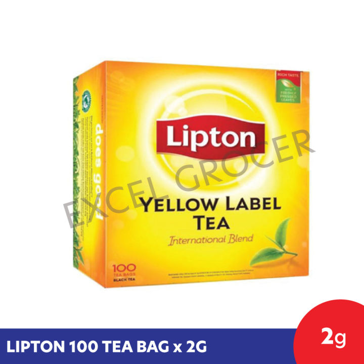 Lipton 100 Tea Bag x 2g | Lazada