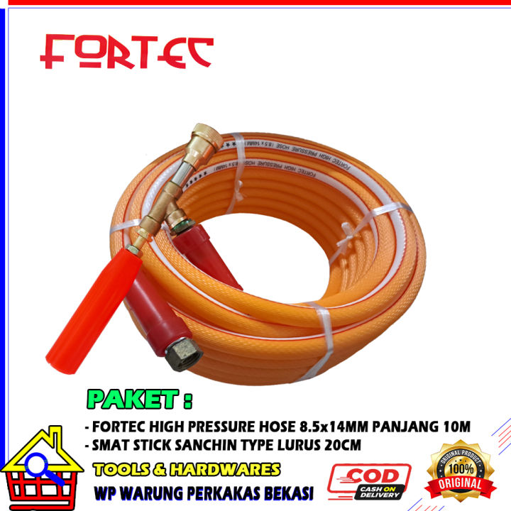 Paket FORTECH Selang Power Sprayer Sanchin 10 Meter 3Ply Dan SMAT Stick ...
