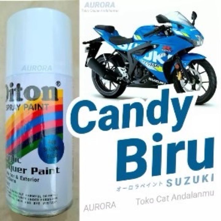 Pilox Diton Suzuki Blue 806 Biru Candy Tone Candytone Transparan Cat ...