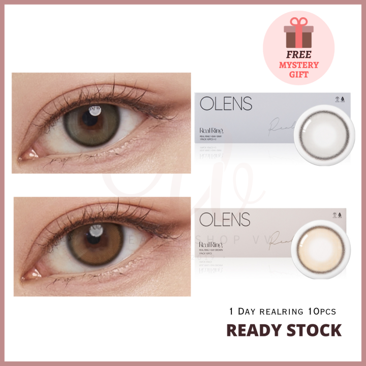 (IMPORT FROM TAIWAN) READY STOCK OLENS REALRING 1 DAY 10 PCS OLENS ...