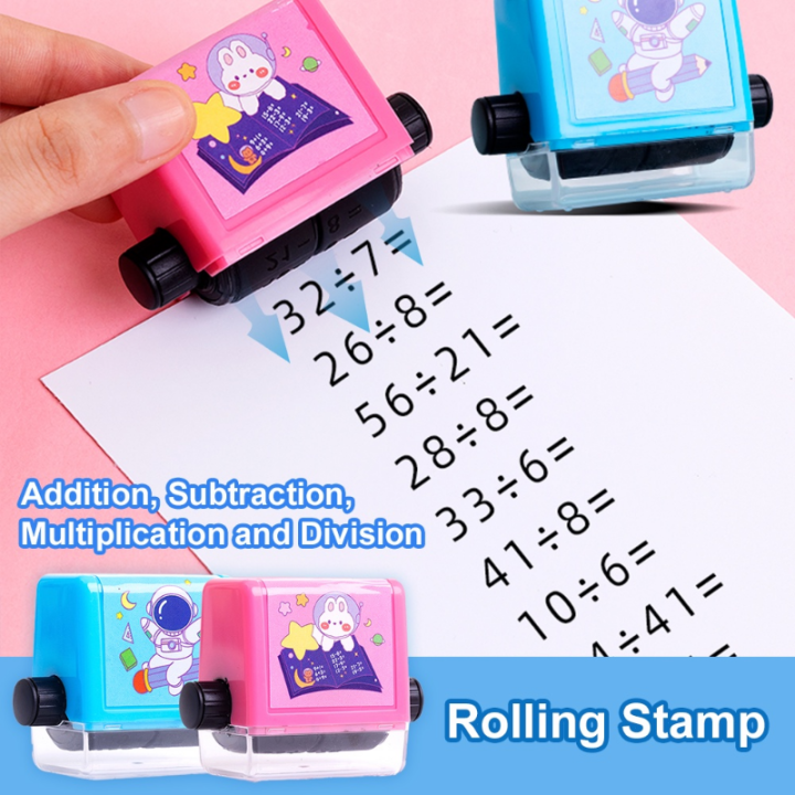 Roller Digital Teaching Stamp Multiply Divide Addition Subtraction ...