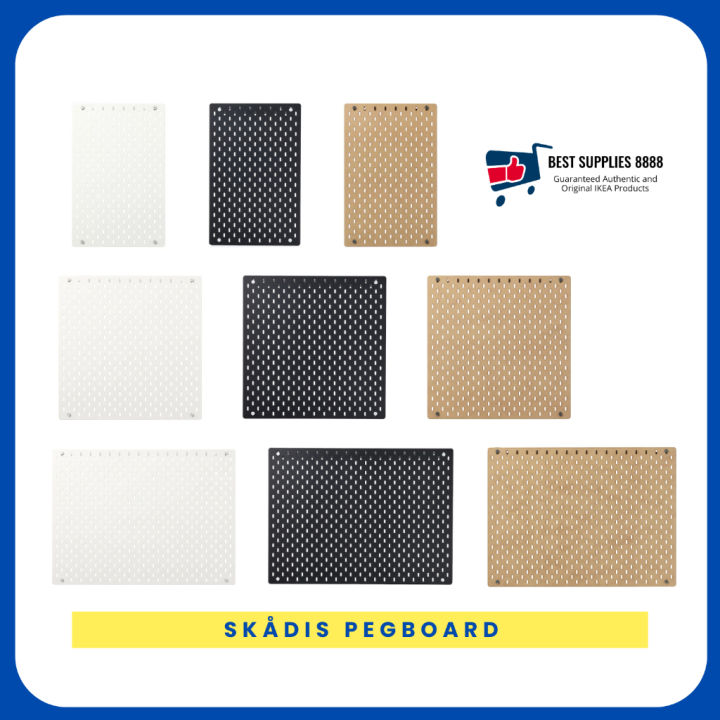 COD BestSupplies IKEA Original SKADIS Pegboard | Lazada PH